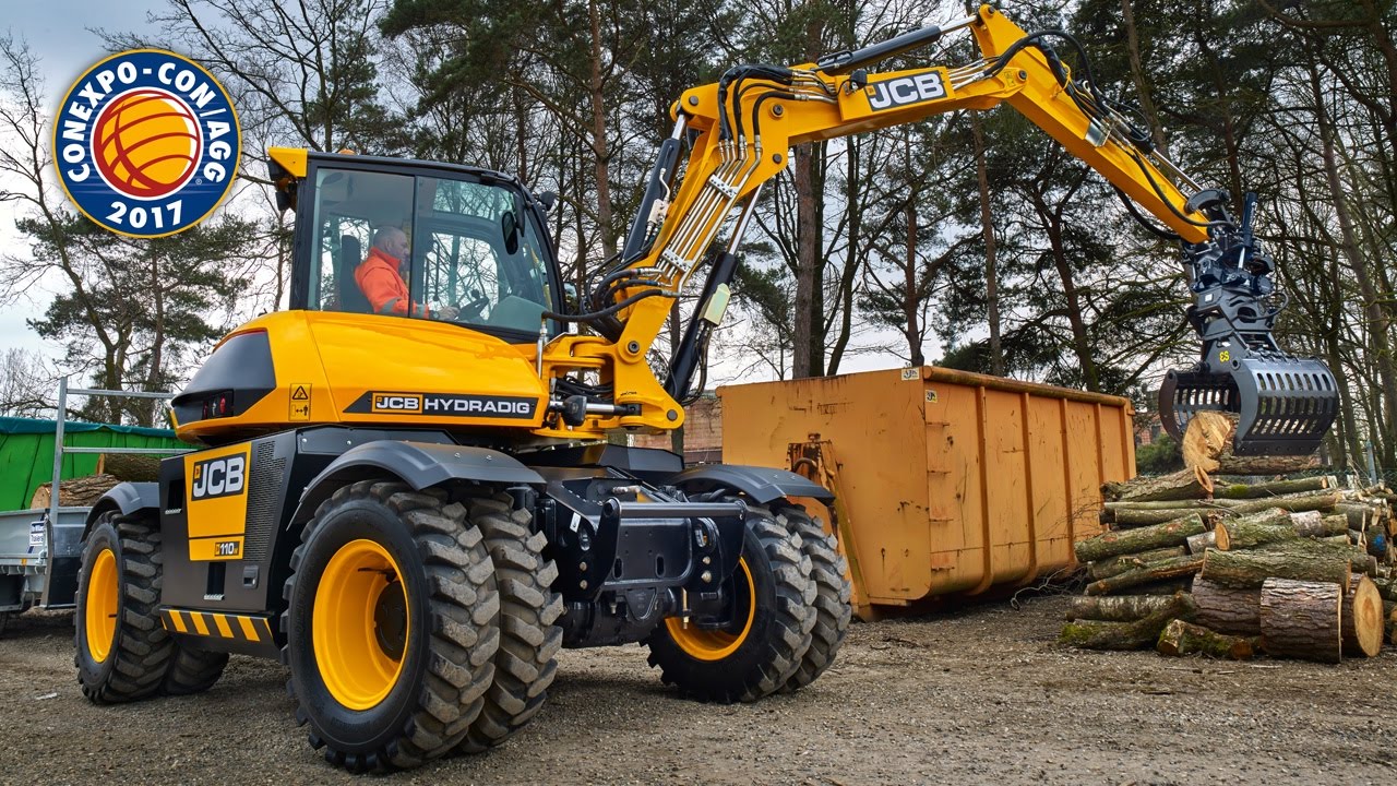 JCB Hydradig at Conexpo 2017 - YouTube