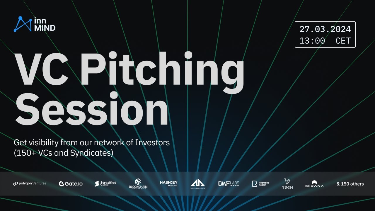 InnMind VC Pitching Session: March Edition - YouTube
