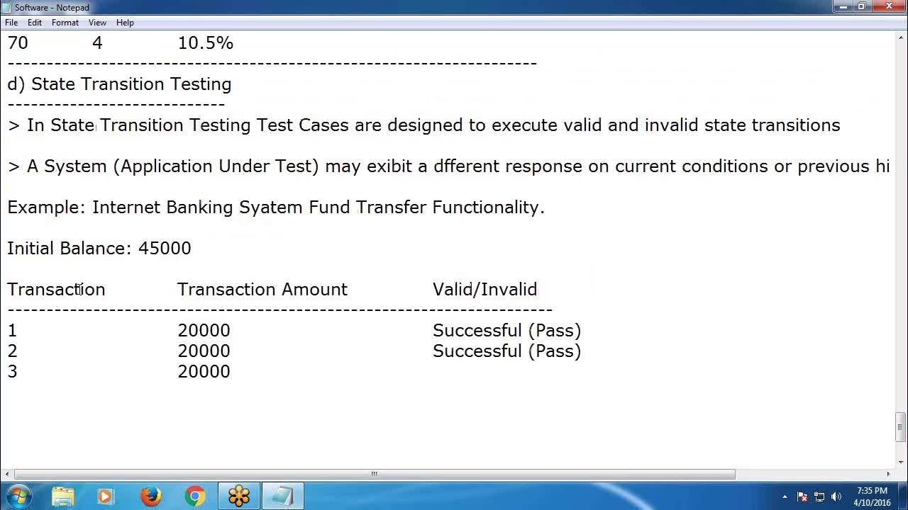 Software Testing Techniques - State Transition Testing - YouTube