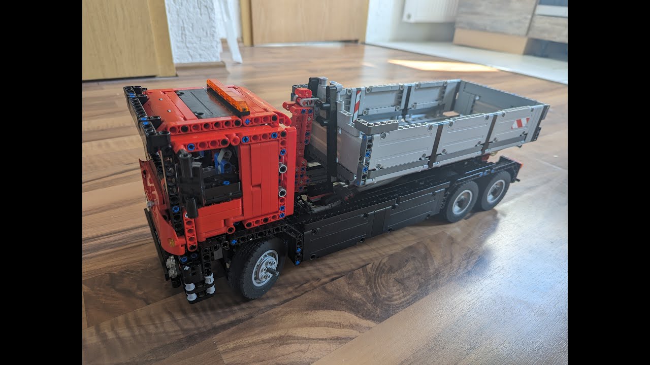 Lego Technic Container Truck updated version (Hook-lift) - YouTube