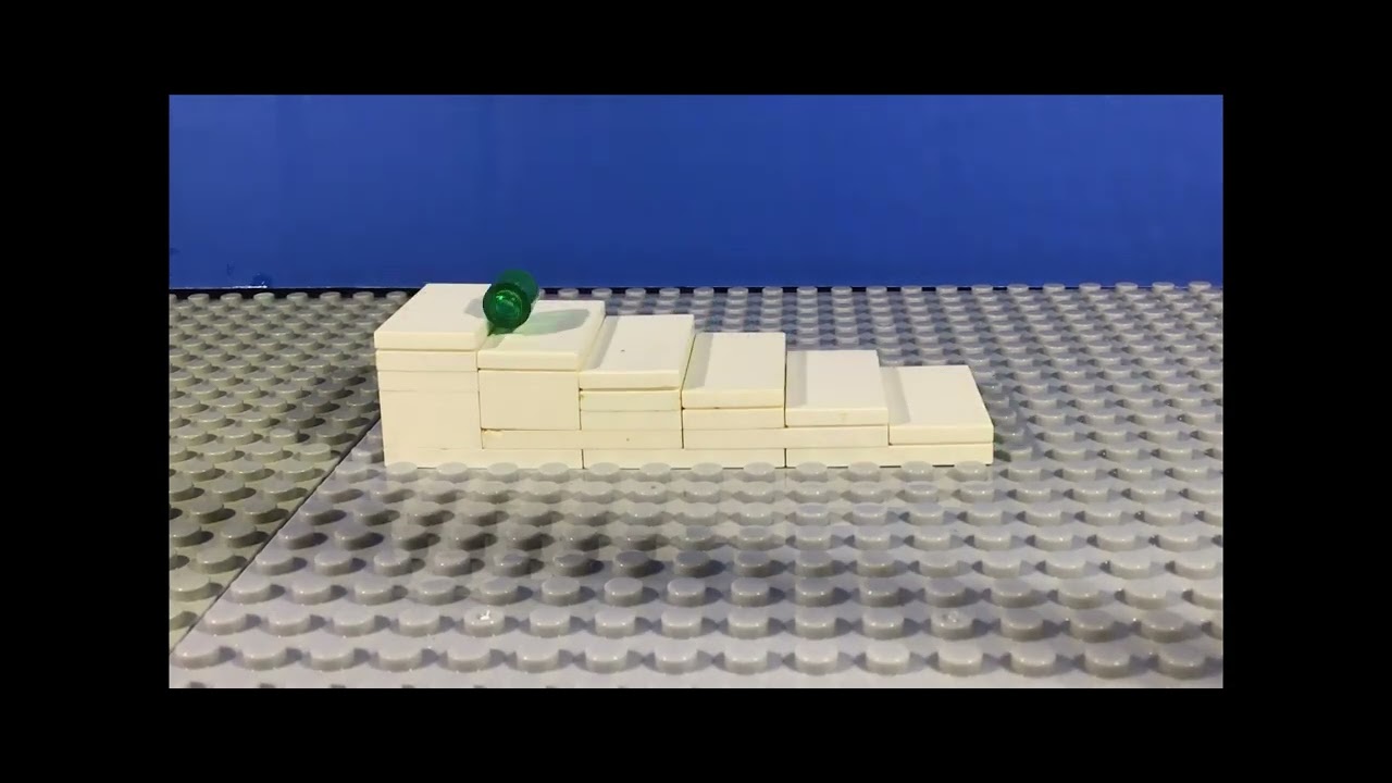 Lego Glass bottle breaking - YouTube
