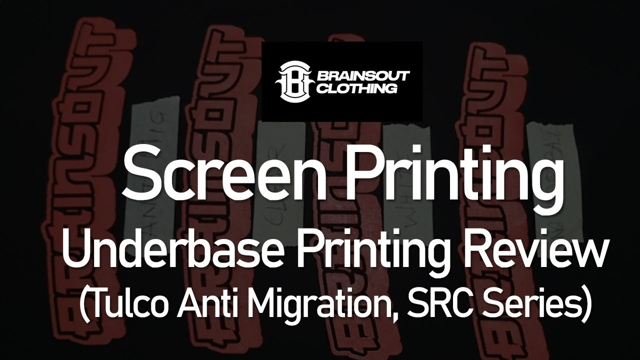 Underbase Print Review Screen Printing - Tulco Anti Migration and SRC Series. What is Migration ...