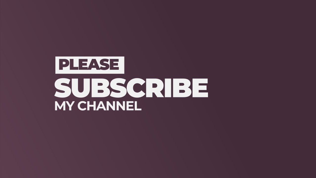 THANKS FOR WATCHING INTRO PLEASE SUBSCRIBE MY CHANNEL - YouTube