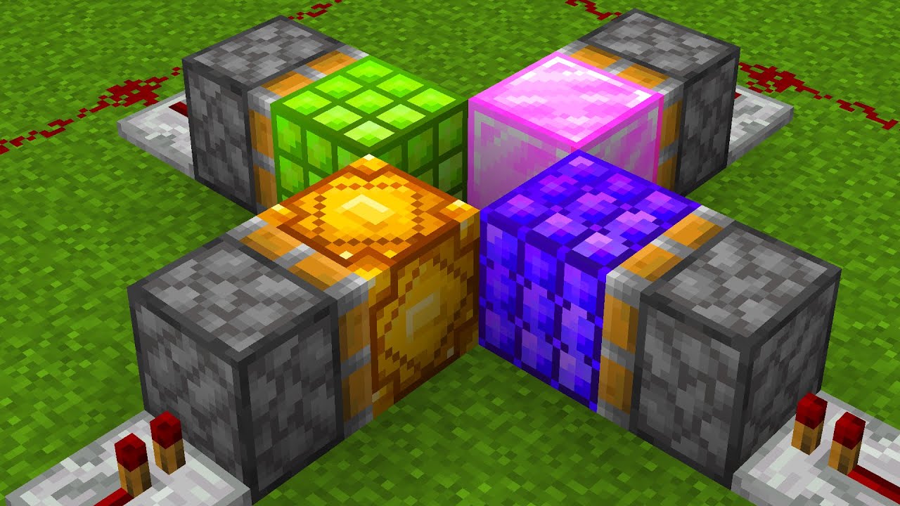 topaz block + peridot block + kunzite block + iolite block in minecraft ...