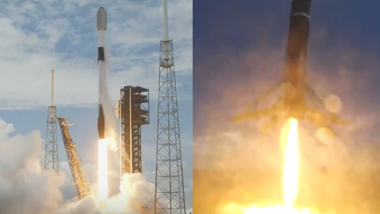 SpaceX Starlink 175 launch and Falcon 9 first stage landing, 23 June ...