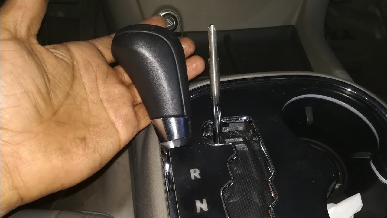 How To Open Gear Knob In Dodge Durango - YouTube