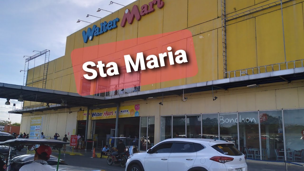 Waltermart Sta Maria Window Shopping - YouTube
