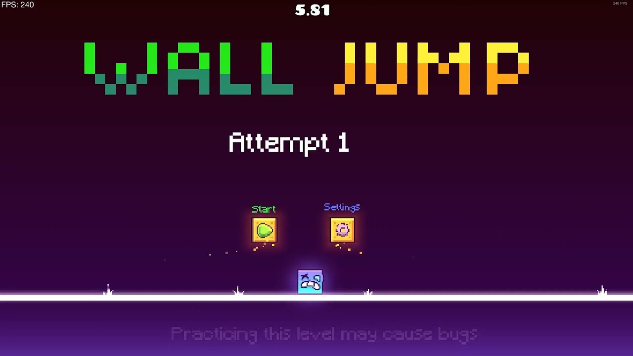 "Wall jump" by FuegoPro [Hard Plat. Demon] | GD 2.2 - YouTube