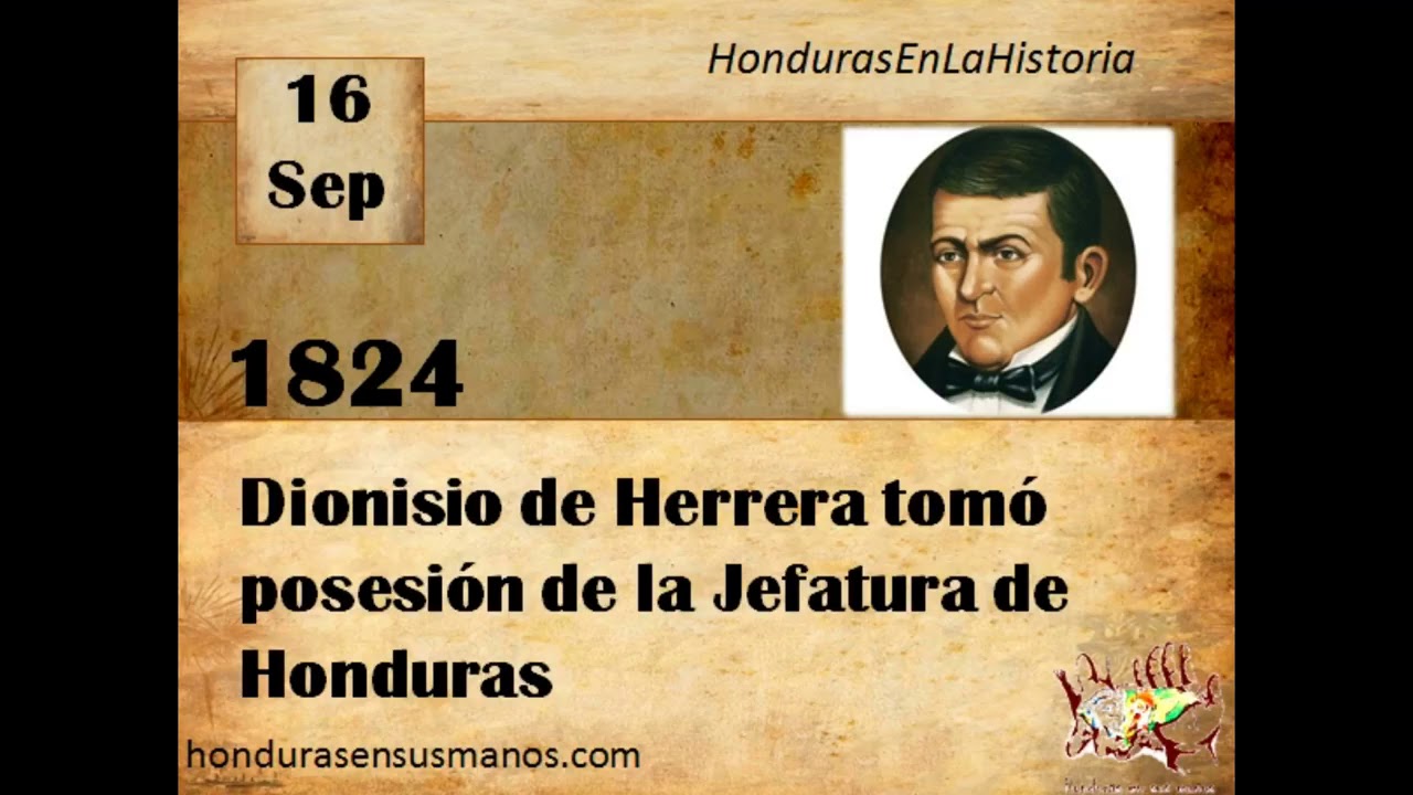 16 de Septiembre 1824 Dionisio de Herrera tomó posesión de la Jefatura ...