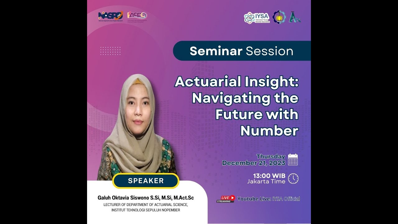 Seminar NASPO I2ASPO 2023 With Galuh Oktavia Siswono S.Si, M.Si, M.Act ...
