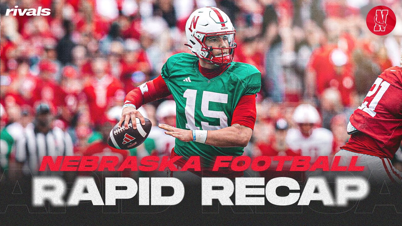 Analysis of Nebraska football's spring game, Dylan Raiola's performance ...