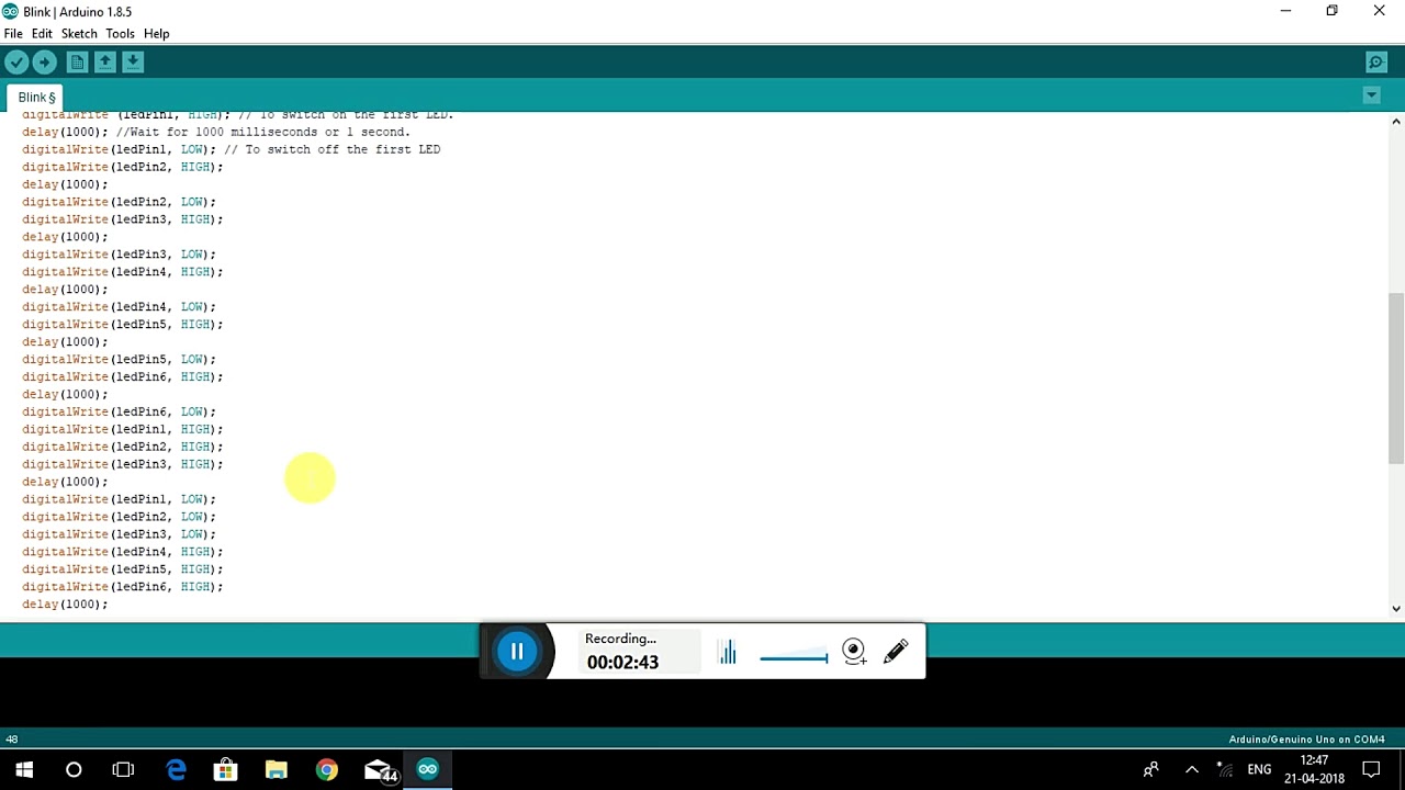 How to make mini christmas lights with arduino-part 2 - YouTube