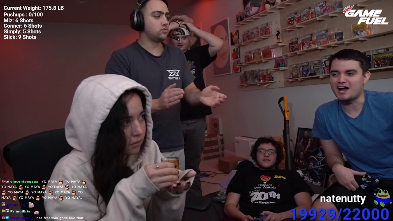 Simply gets destroyed - (Mizkif: Mario party 4) - YouTube