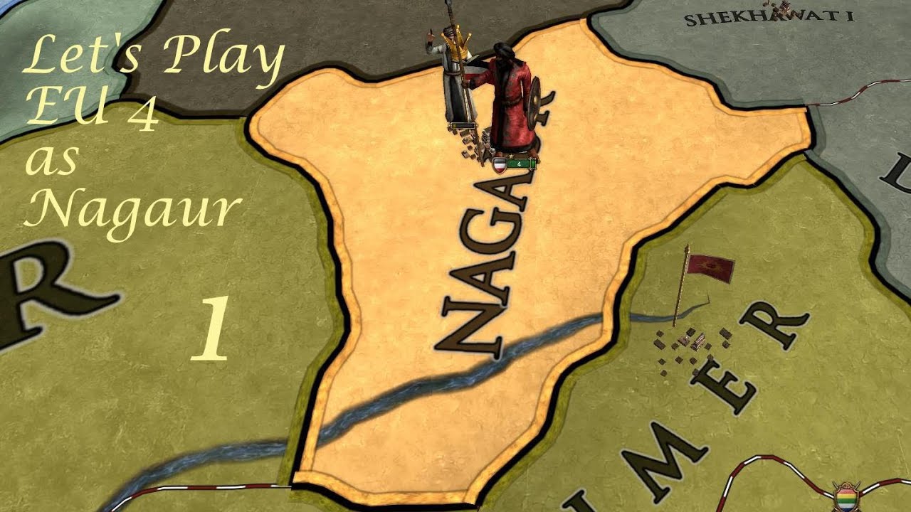 Let's Play EU4 Nagauri Nightmare 1 - YouTube