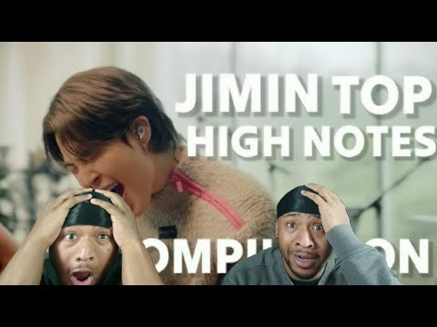 JIMIN TOP HIGH NOTES COMPILATION | TWINS REACTION | THAT BOY JIMIN A DIFFERENT BREED OMG!!!!