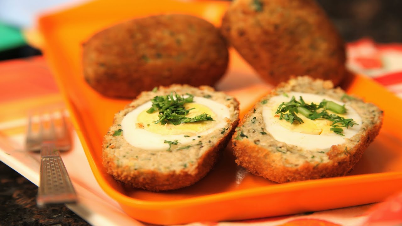 Home-Made Nargisi Kofta (Scotch Eggs) By Seema - YouTube