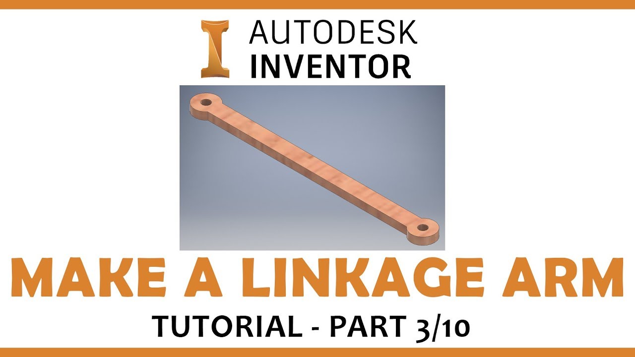 Inventor Model Train Tutorial - Linkage Arm (Part 3/10) - YouTube