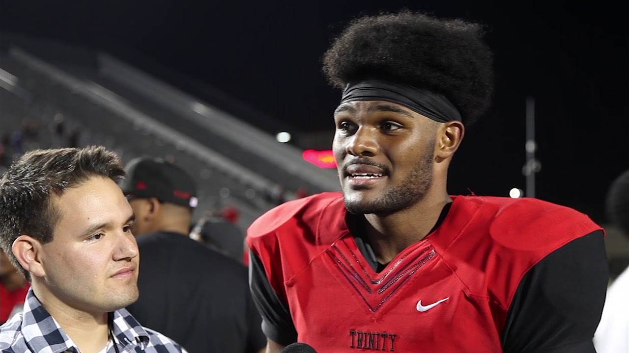Trinity DE Travis Chatman 10 6 17 - YouTube