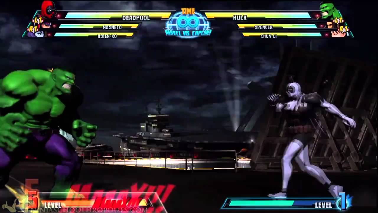 Marvel Vs. Capcom 3 Deadpool Hyper Combos HD - YouTube