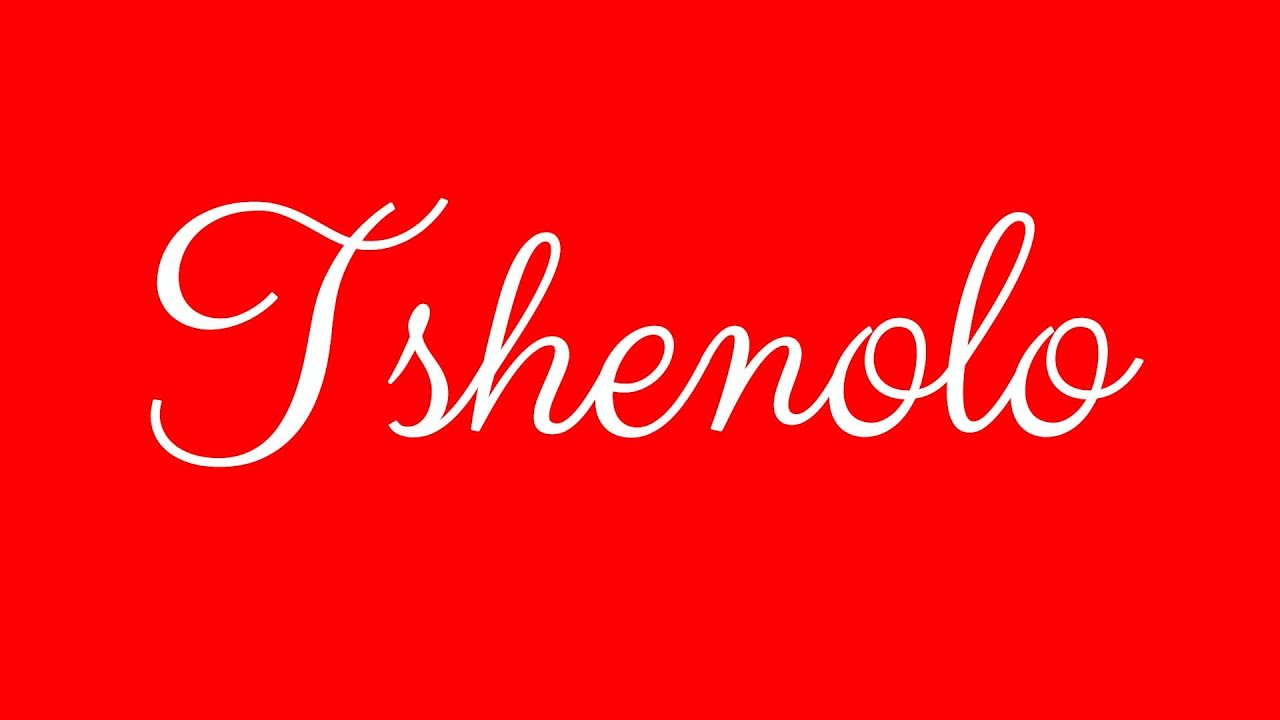 Tshenolo English Cursive Handwriting Tutorial - YouTube