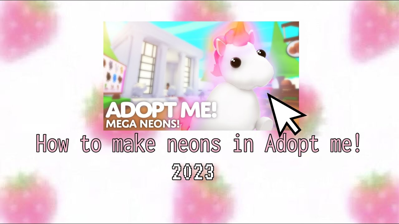 How to make neons in Adopt me? 🩷🐶 - YouTube