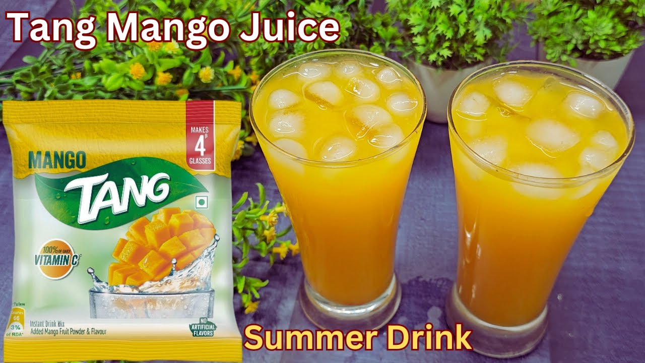Tang Mango Recipe | Tang Mango Juice | How to make Mango Tang Juice ...