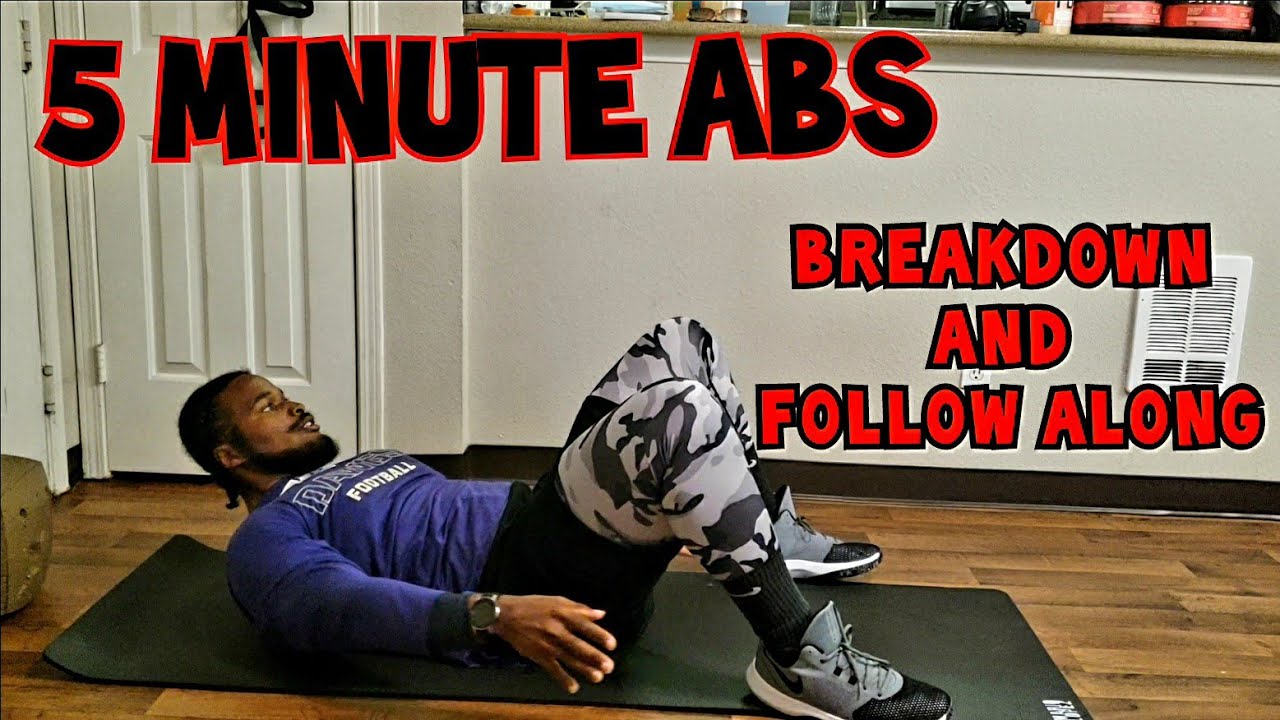 Quick at Home AB Workout (NO EQUIPMENT) - YouTube