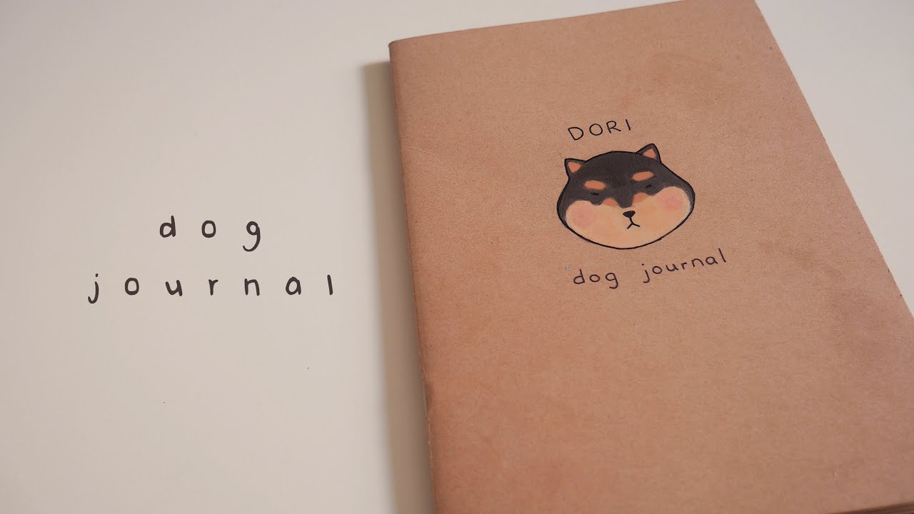 dog journal ∣ paint with me 。🐶 - YouTube