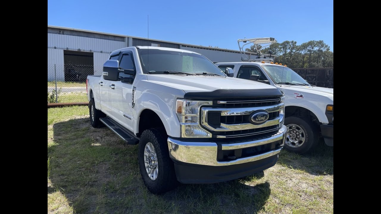 2020 FORD F-250 SUPER DUTY WORK TRUCK FOUR WHEEL DRIVE QUAD CAB - YouTube