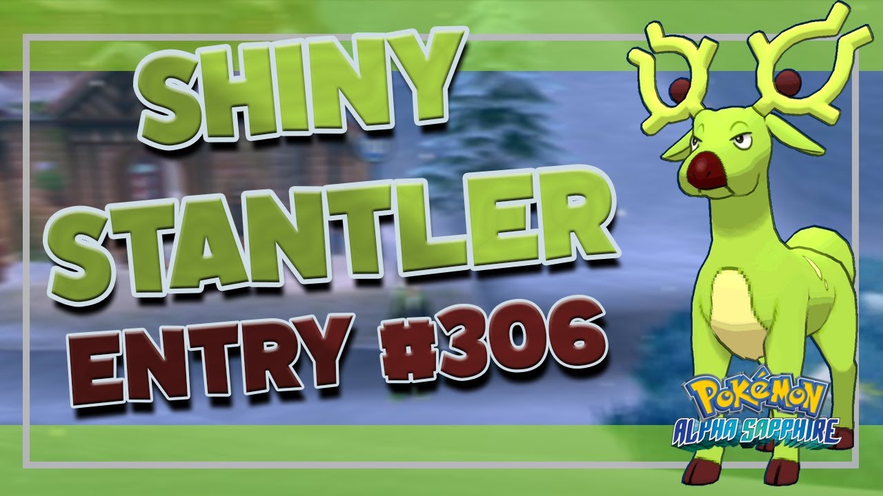 Shiny Stantler via Dex Nav! Shiny Dex Quest #306 - YouTube