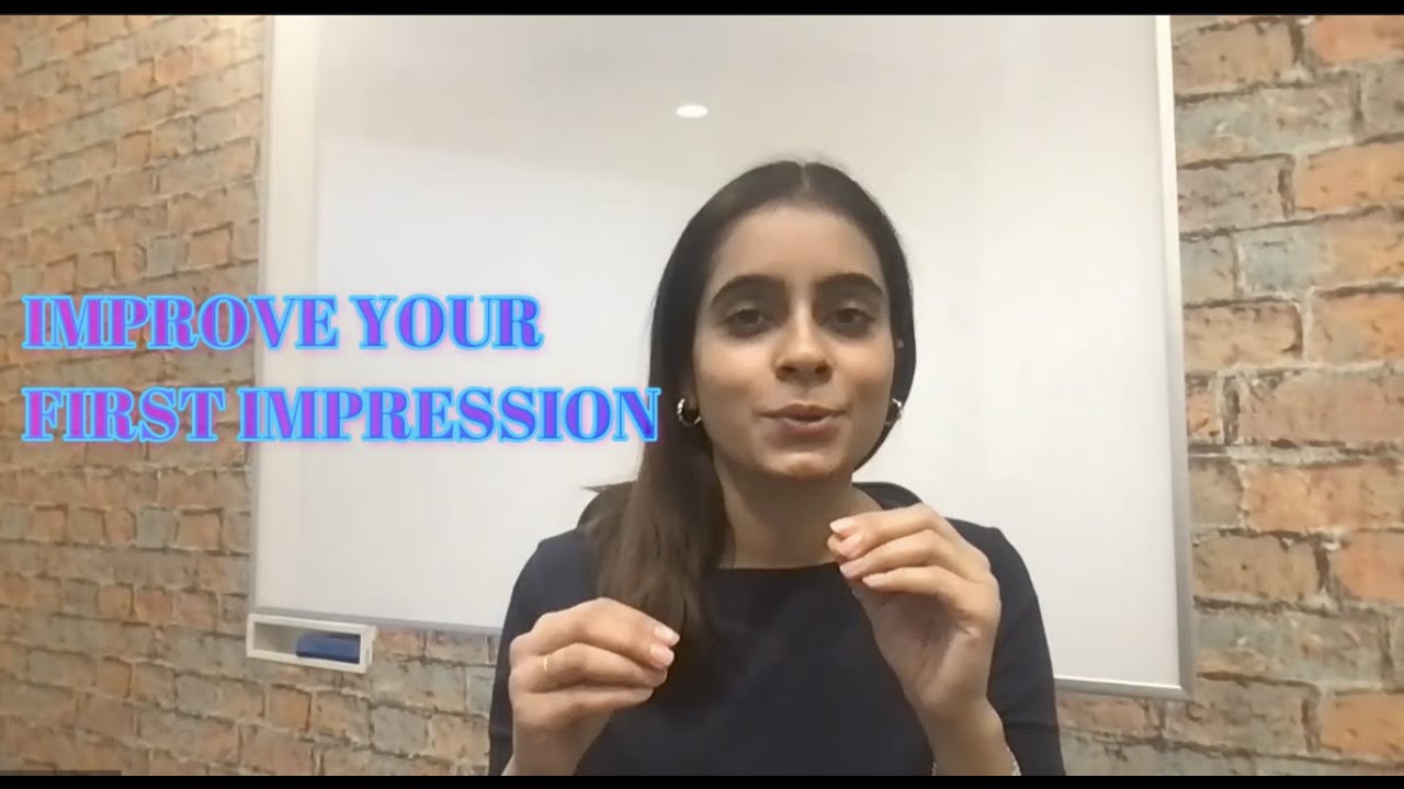 Improve your first impression - YouTube