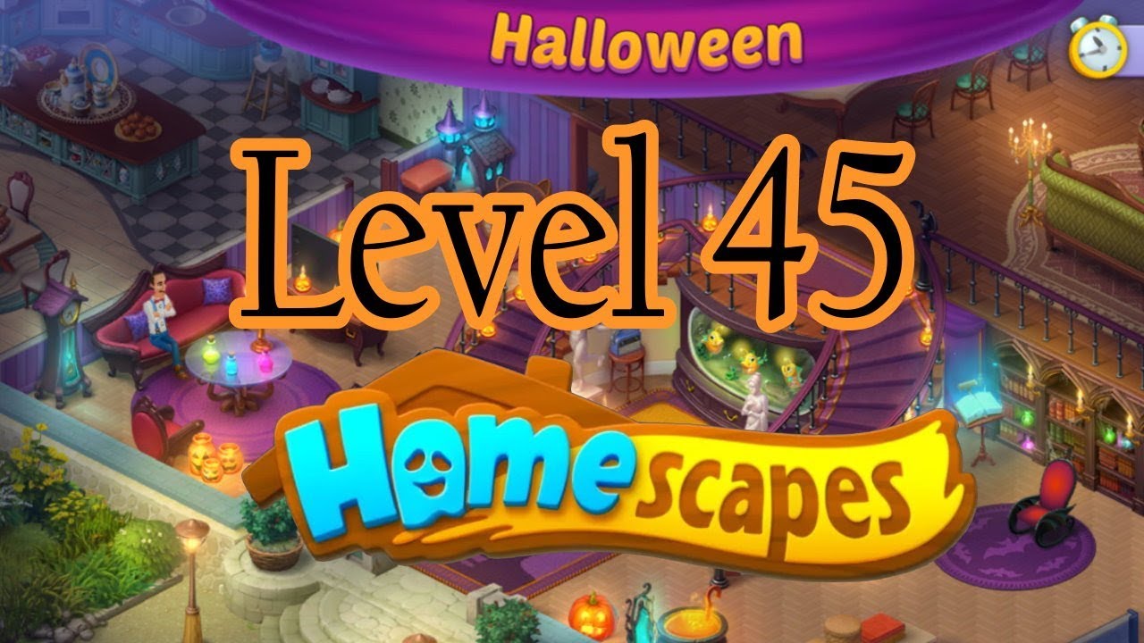 🎃 Homescapes Halloween Level 45 🎃👻 Ende 👻 All Boosters!👻 - YouTube