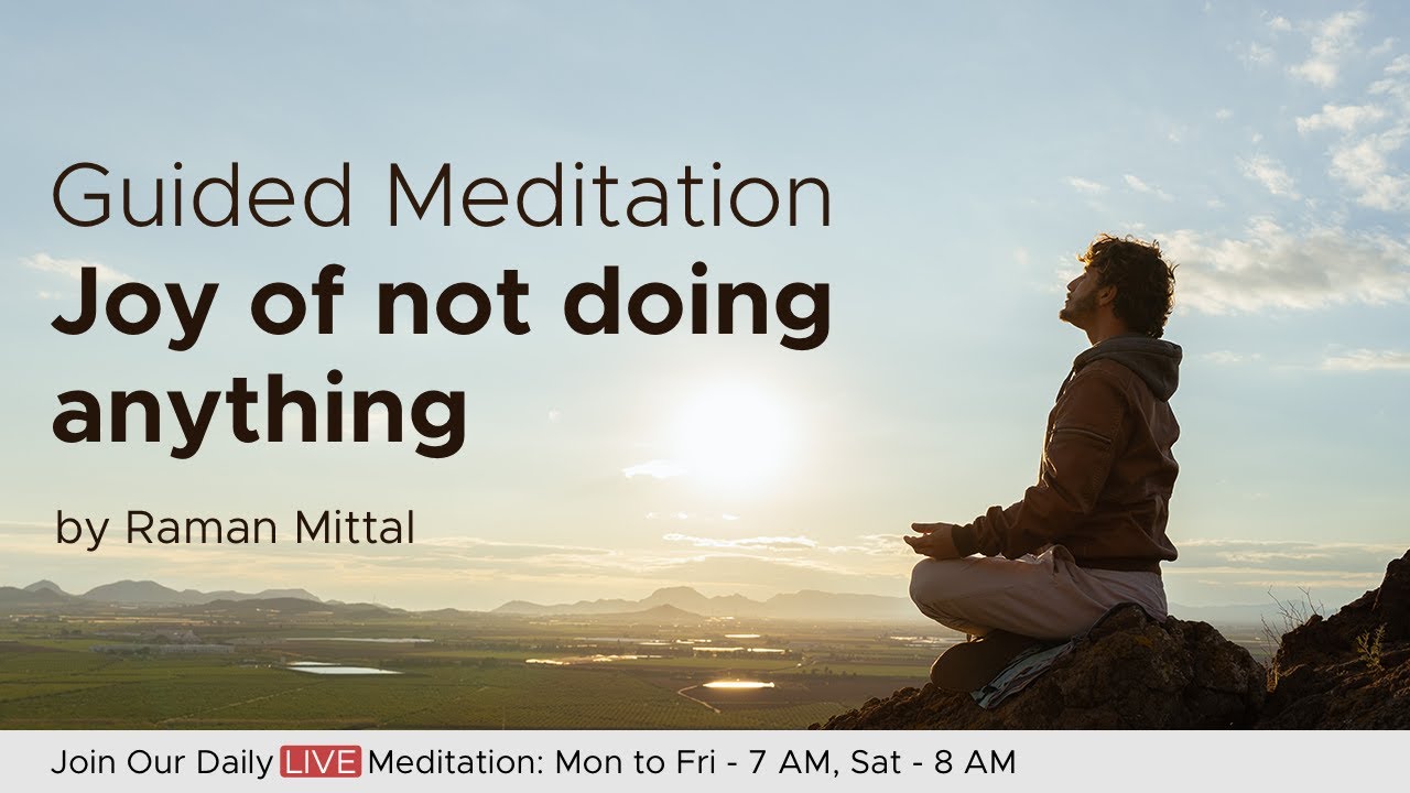 Idanim LIVE Practice: Joy of Not Doing Anything - YouTube