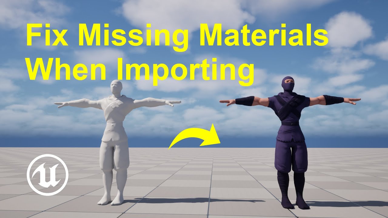 How to Fix Missing Materials When Importing Characters in Unreal Engine ...