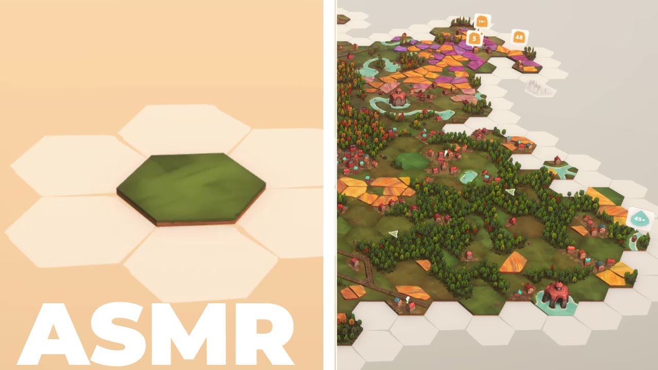 ASMR - Satisfying Tile Game - YouTube