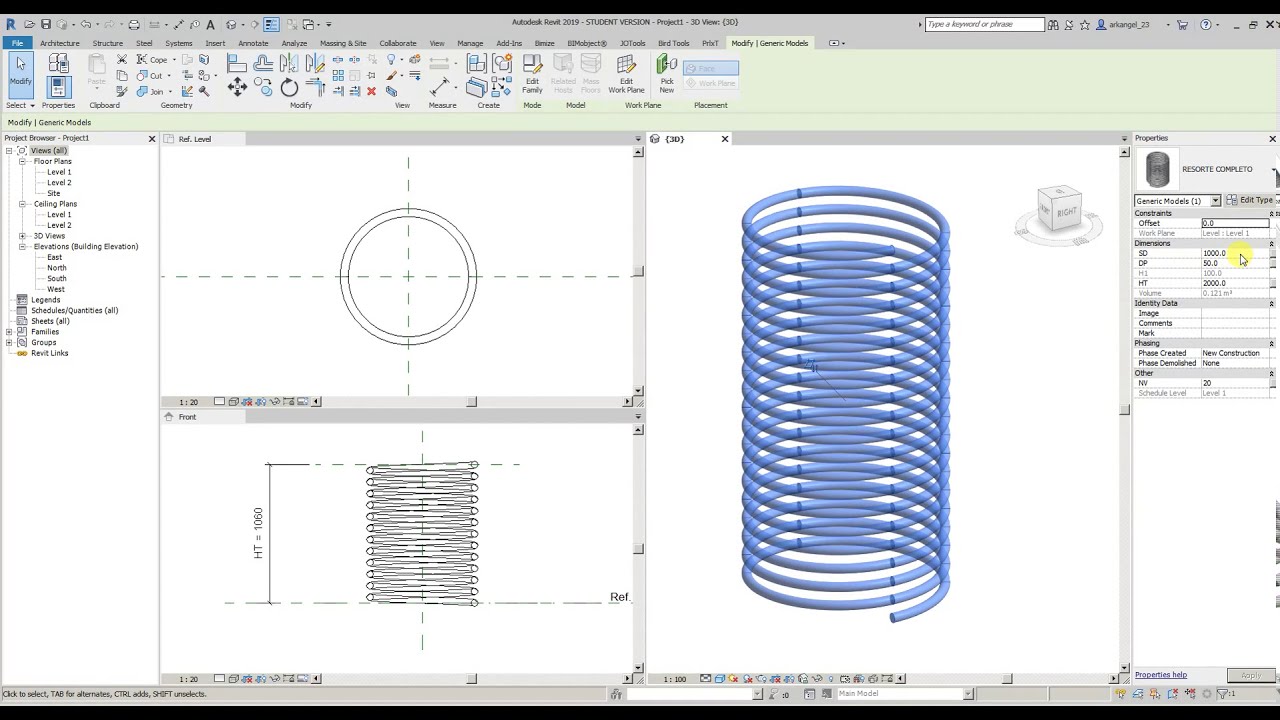 REVIT SPRING - YouTube