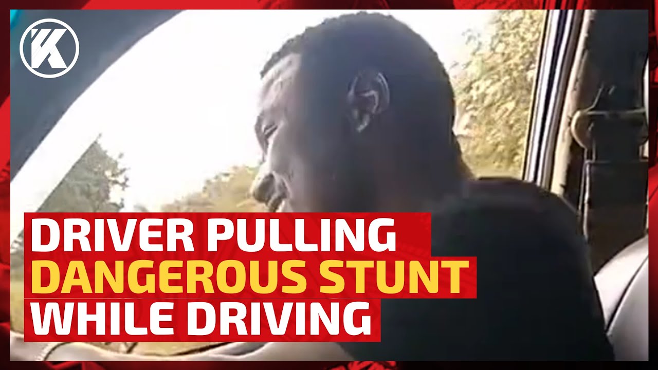 Driver Recorded on Camera Pulling A Dangerous Stunt - YouTube