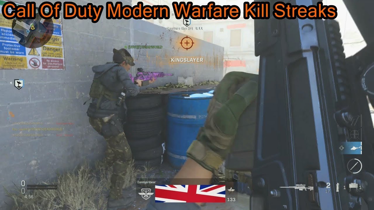 Call Of Duty Modern Warfare Kill Streaks - YouTube