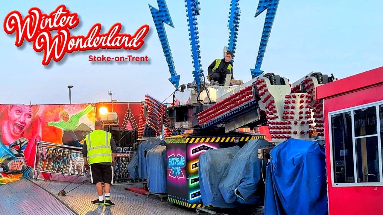Funfair Ride Build Up Video - James Danter's EXTREME - Winter ...