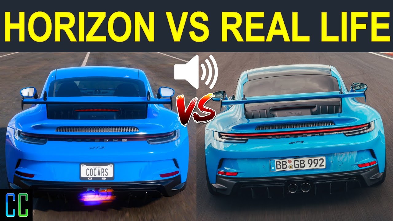 Forza Horizon 5 vs. Real Life | 2021 Porsche 911 GT3 Sound Comparison ...