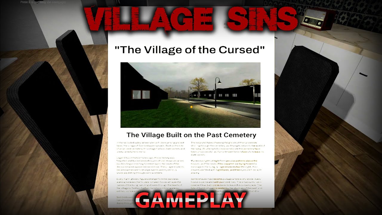 Village Sins - Indie Horror Game(GAMEPLAY) - YouTube