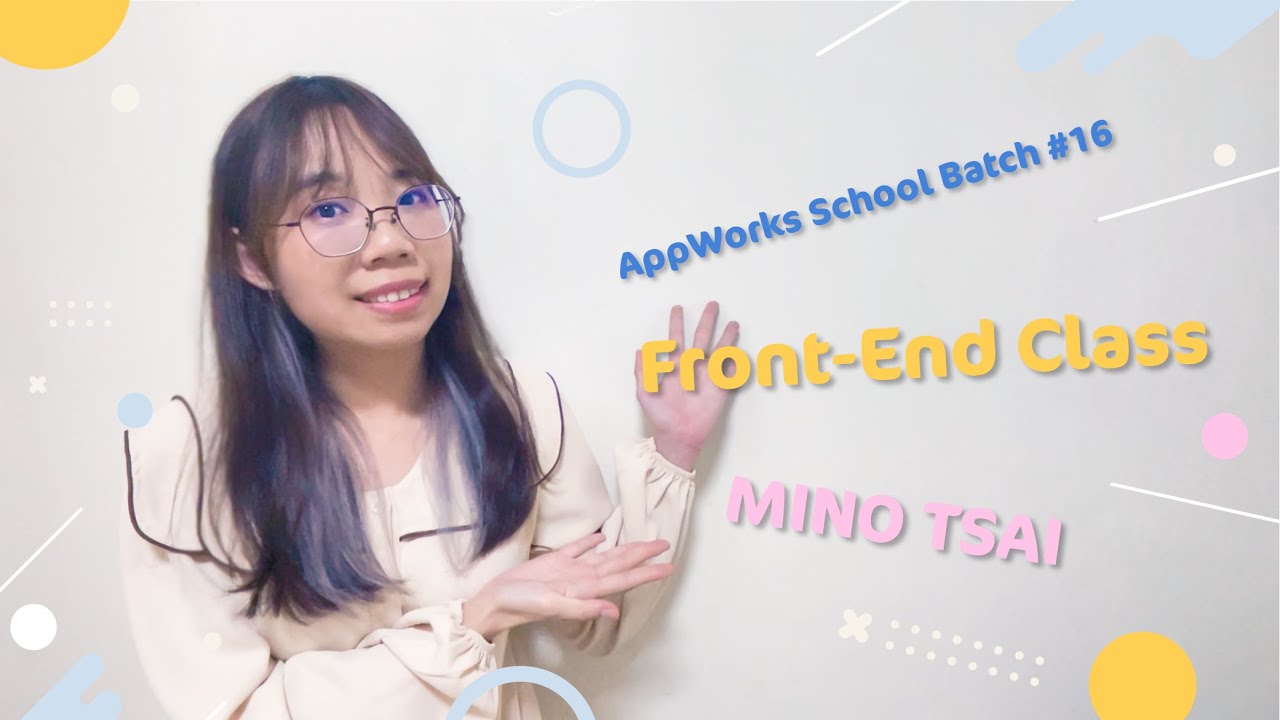 AppWorks School Bath #16 Self-intro Mino-Tsai - YouTube