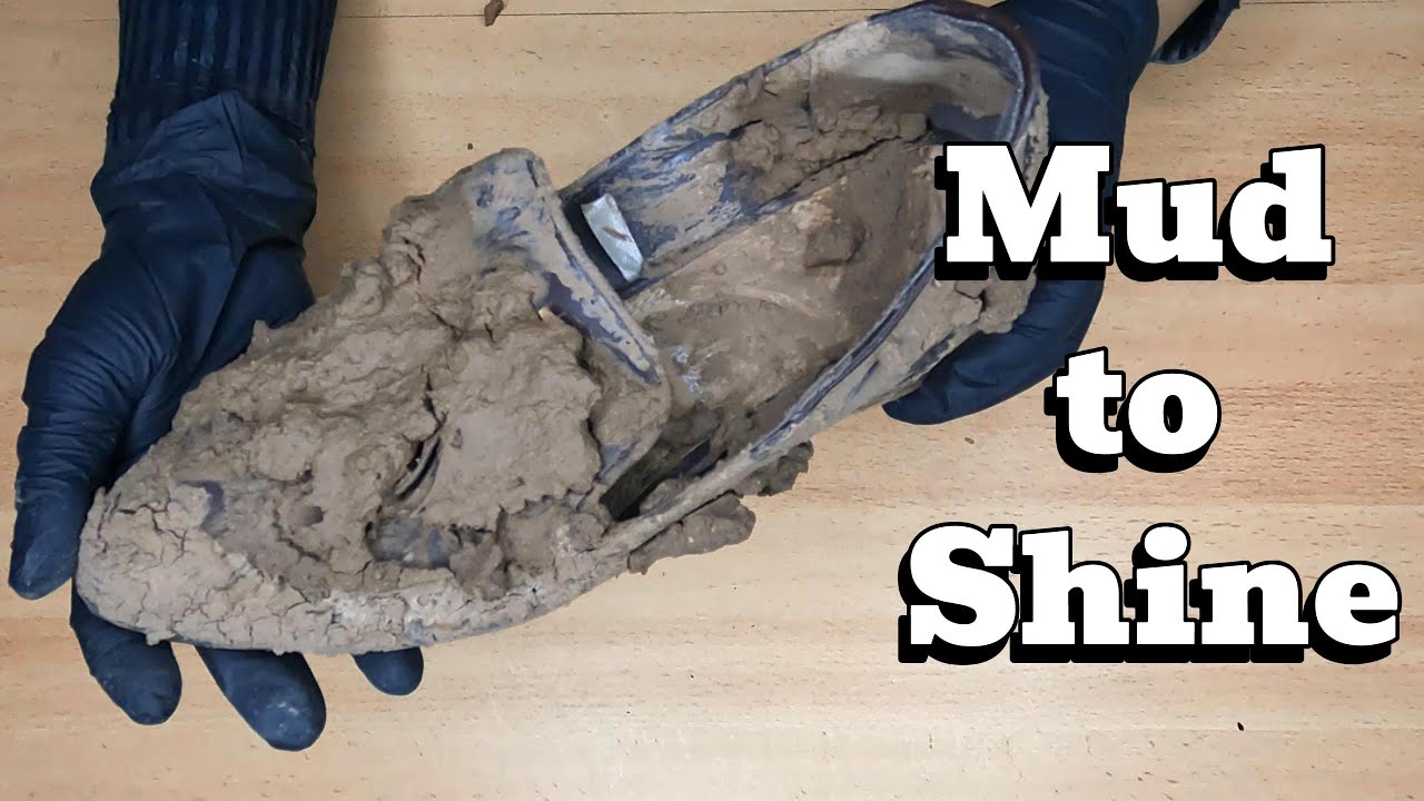 Transforming Old Muddy Shoes into Like-New | Relaxing ASMR Cleaning Sounds - YouTube