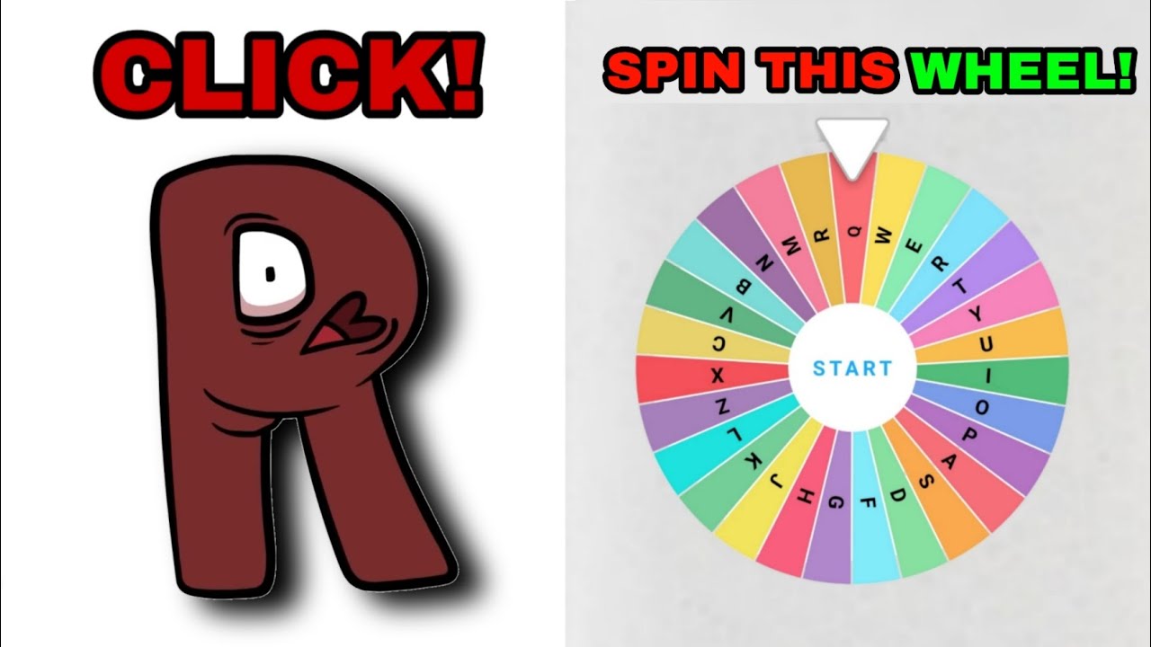 🎨 Making Spanish Alphabet Lore Letters By The Wheel 7 - PART🌠 - YouTube