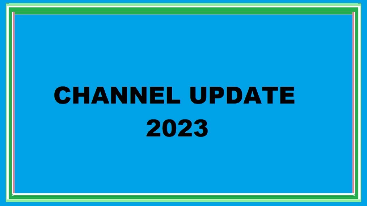 Channel Update 2023 - Dyno Mike Gaming - YouTube