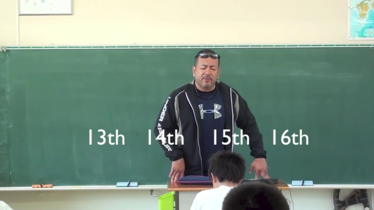 Ordinal numbers (1st-31st) - YouTube