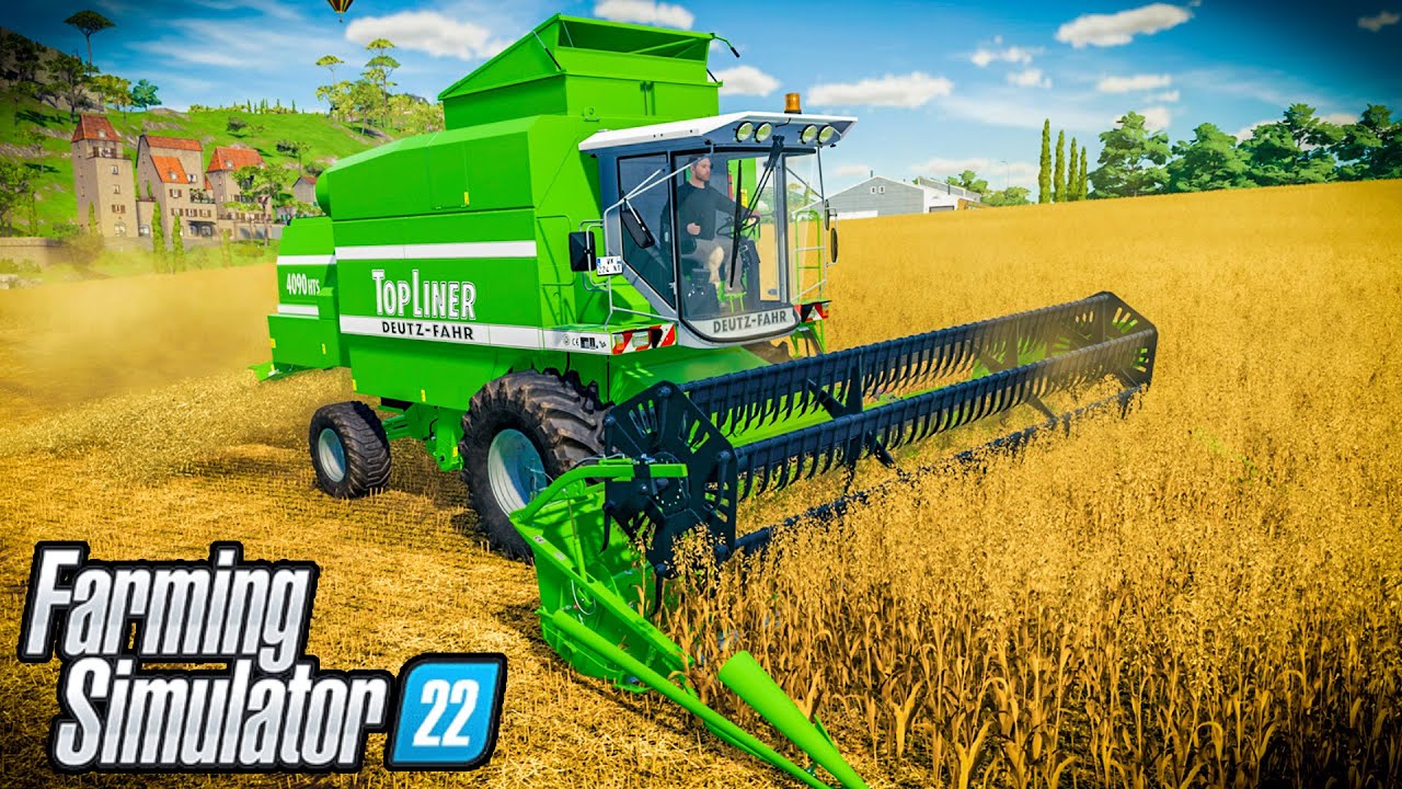 Farming Simulator 22 | 90's COMBINE, NEW TRACTORS! Trailers, Balers and ...