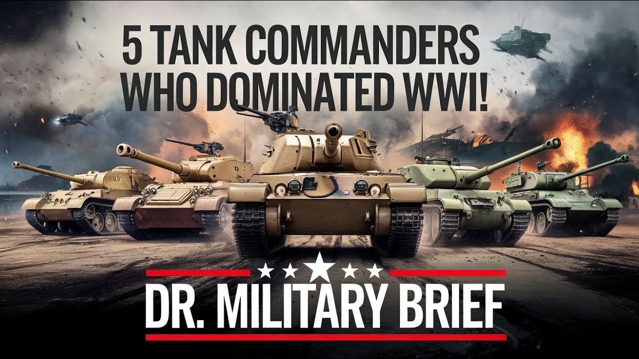 5 Legendary Tank Commanders of WWII | Dr. Military Brief - YouTube
