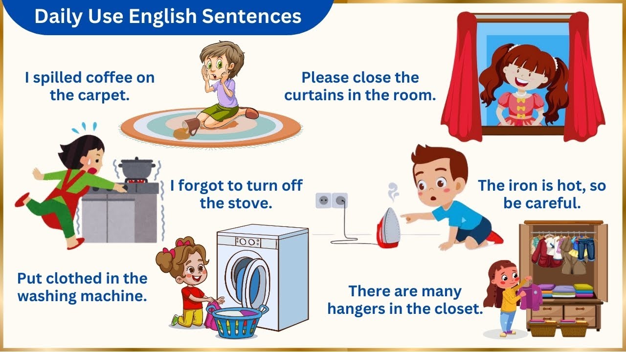 Daily Use English Sentences | Most Common English words and sentences ...