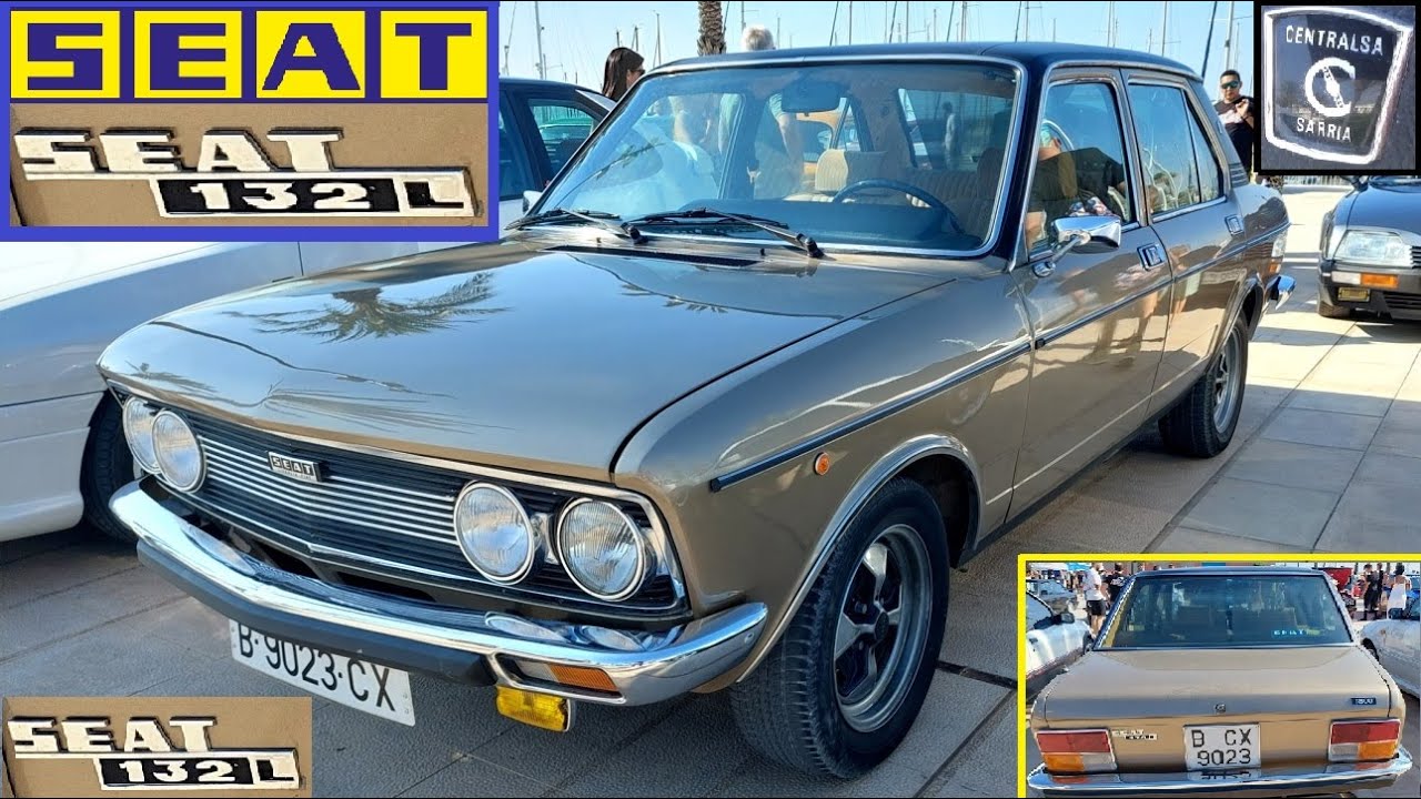 ⛽Seat 132 L 1800 Centralsa 1978. Una berlina exclusiva y de película. # ...